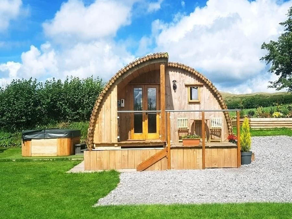 Brecon Beacons Glamping Pods & Shepherd's Huts With Hot Tubs